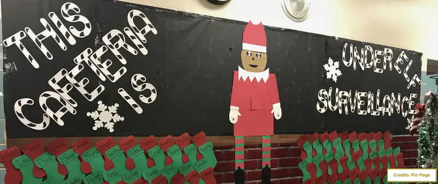 Elf On The Shelf Ideas For School Cafeteria - 10 Ideas